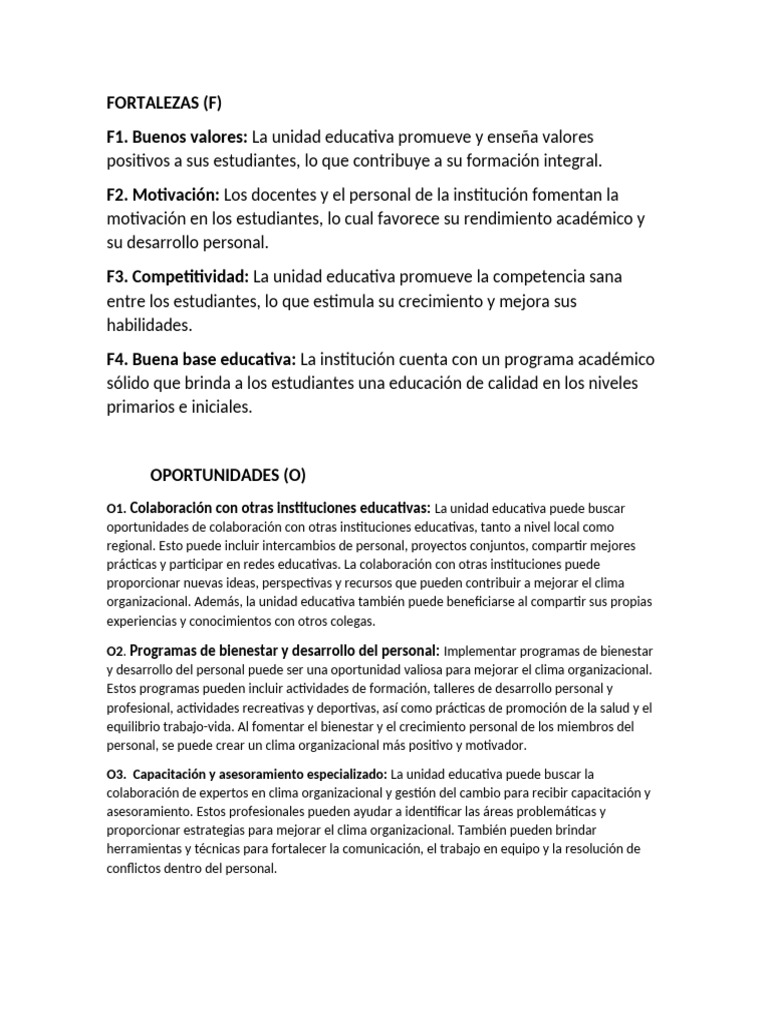 FORTALEZAS, D A o | PDF | Desarrollo personal