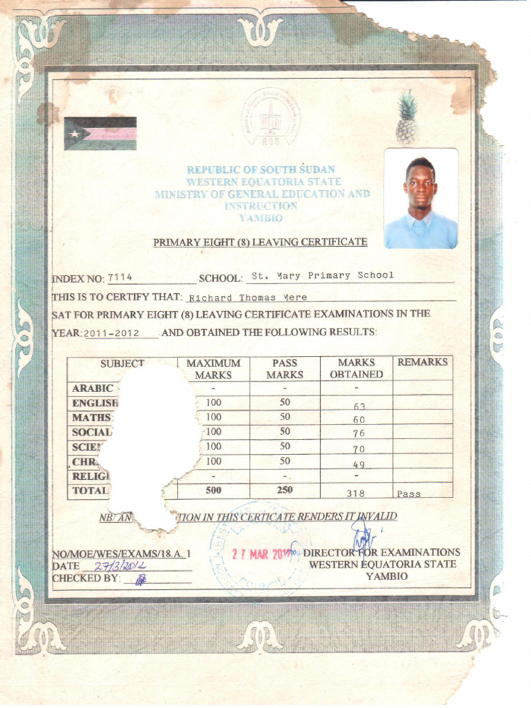 Primary Leaving Certificate | PDF