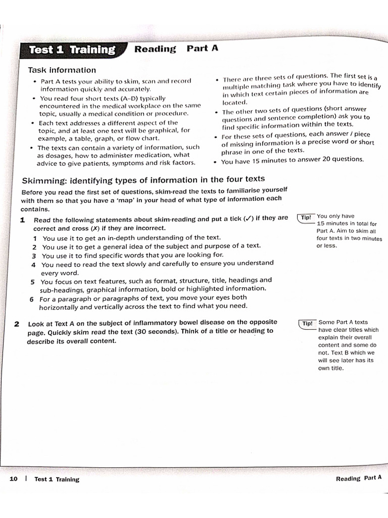 Reading Part A - Ensuring Accuracy of Answers | PDF