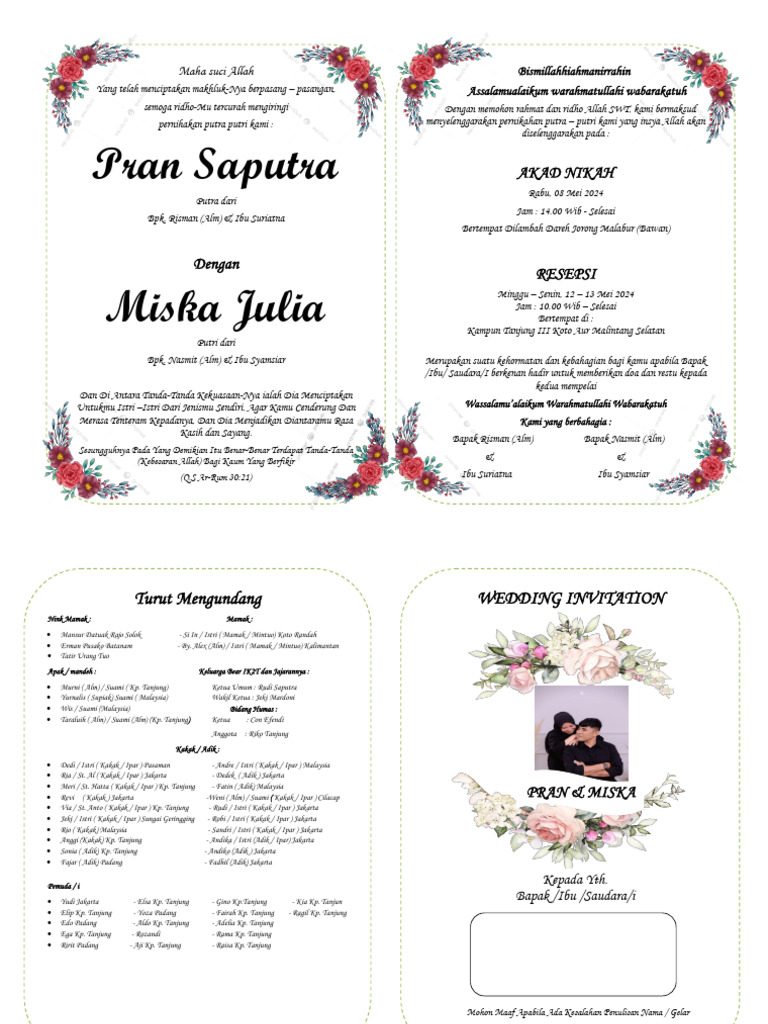 Undangan Pran 1 | PDF