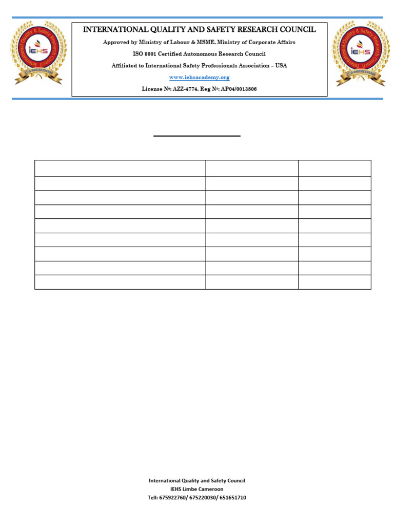 Quality Control Courses | PDF | Finance & Money Management