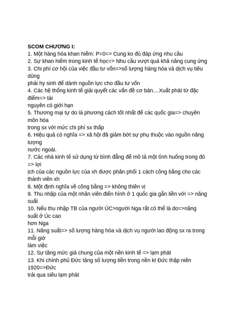 Đề Cương KTVM | PDF