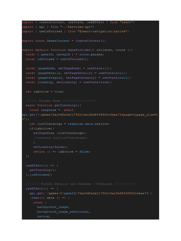 Import (Createcontext, Usestate, Useeffect) From "React" | PDF