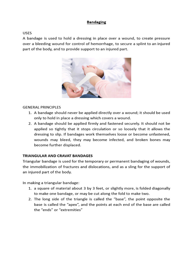 bandaging | PDF