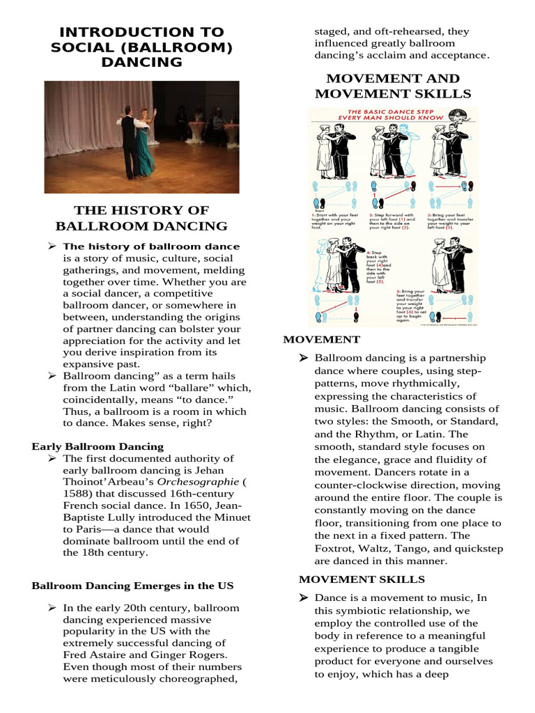 Introduction To Social Ballroom Dancing 2 | PDF | Ballroom Dance | Dances
