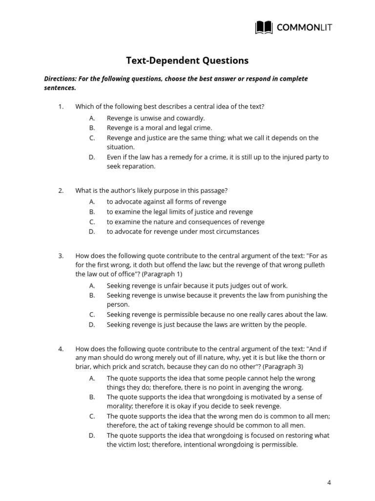 Understanding Revenge: Key Concepts and Questions | PDF | Revenge | Justice
