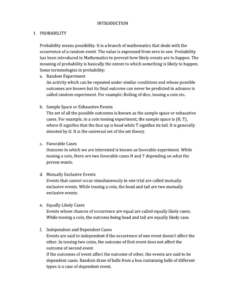 Maths Topics | PDF