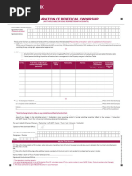 Declaration of Beneficial Owner (Bo) Form II | PDF | Companies | Subsidiary