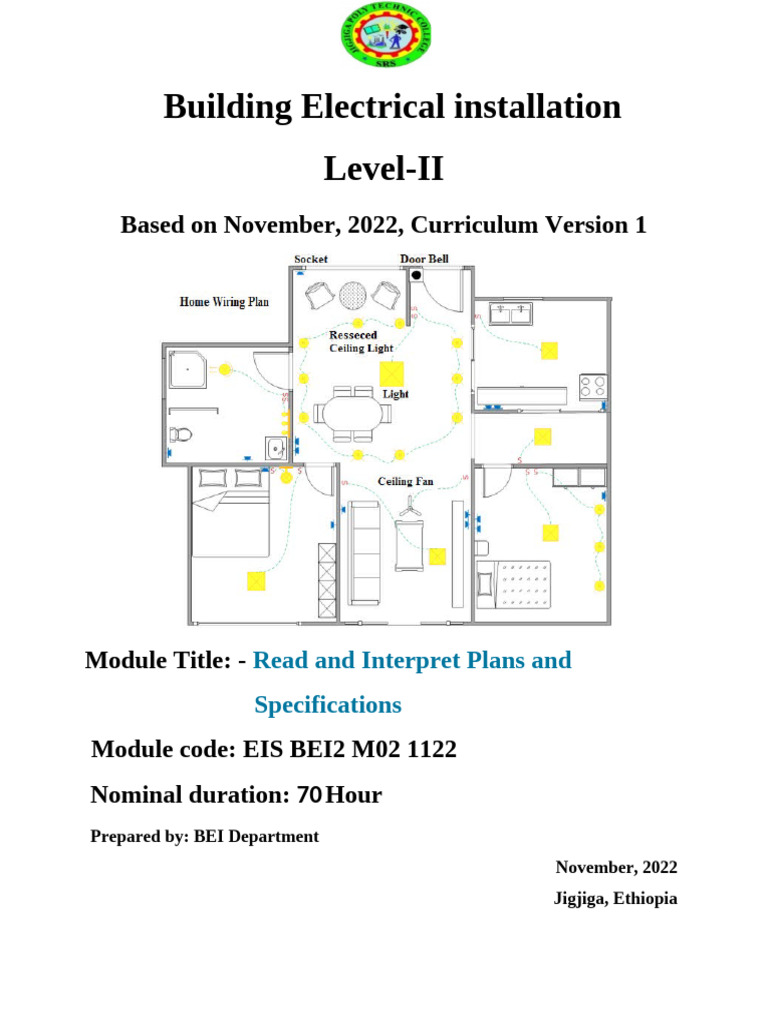 M02 Read & Interpret Plan and Specification | PDF | Technical Drawing