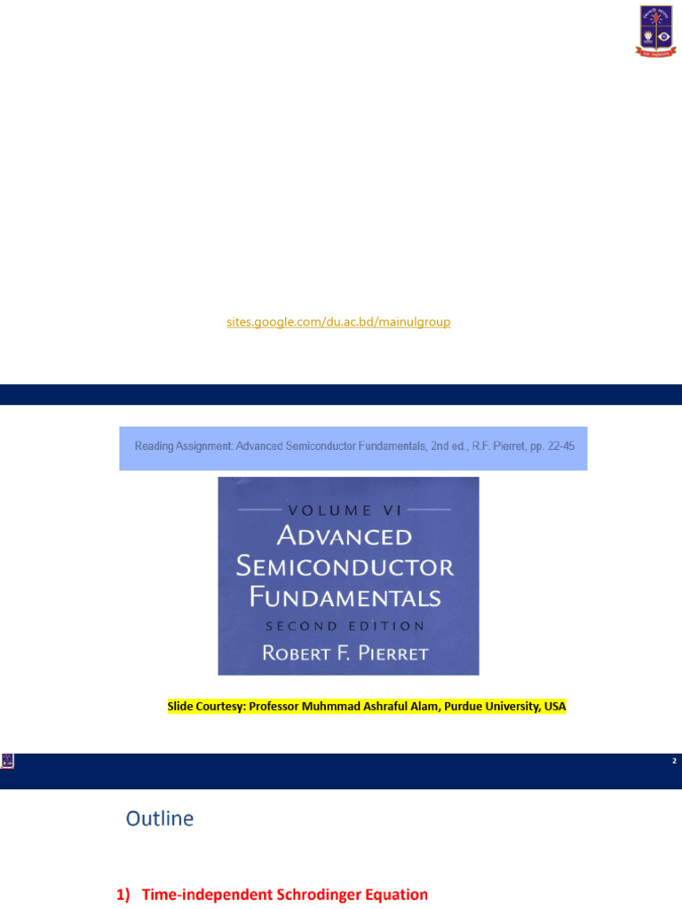 Schrödinger Equation Solutions in EEE | PDF | Wave Function ...