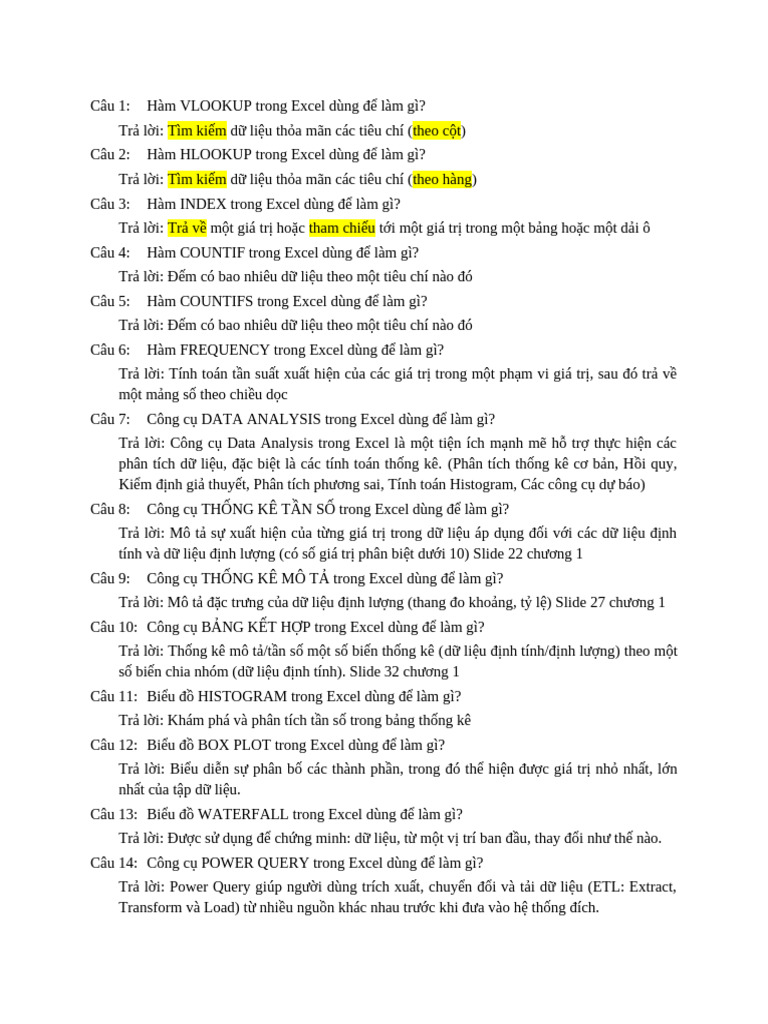 Bai Tap On Tap 2 | PDF