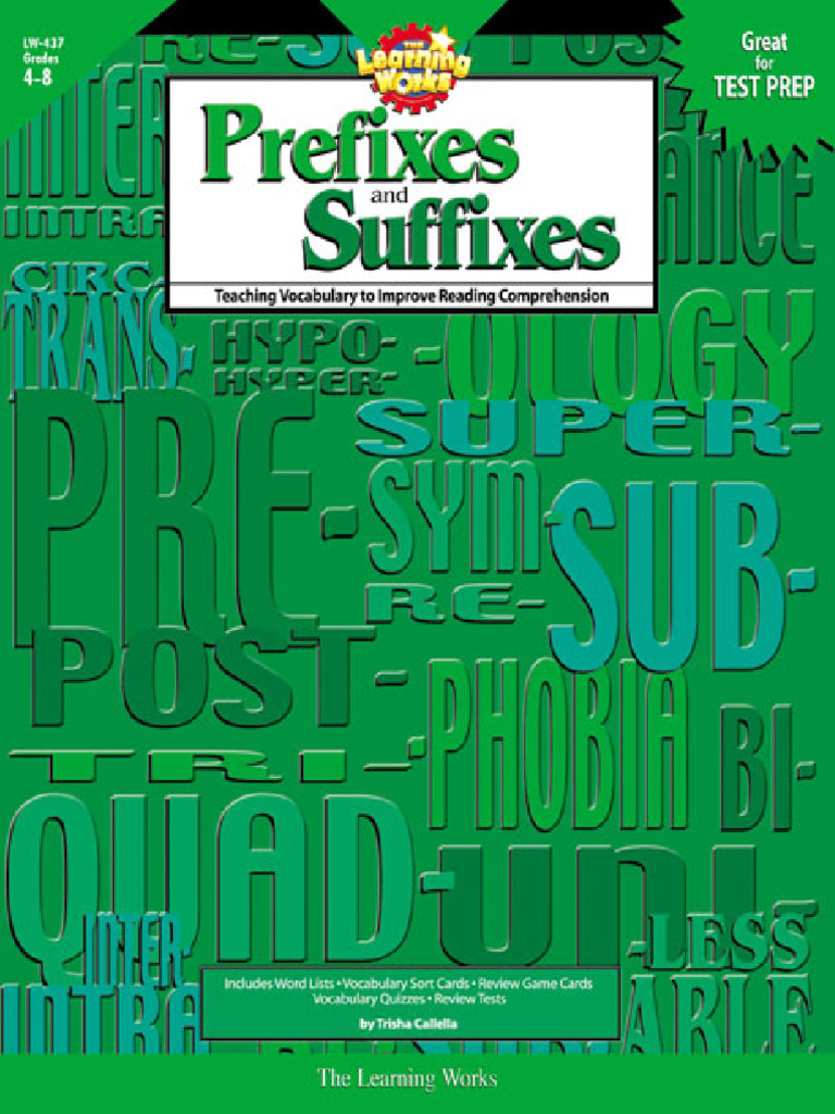 Prefixes and Suffixes | PDF | Reading Comprehension | Vocabulary