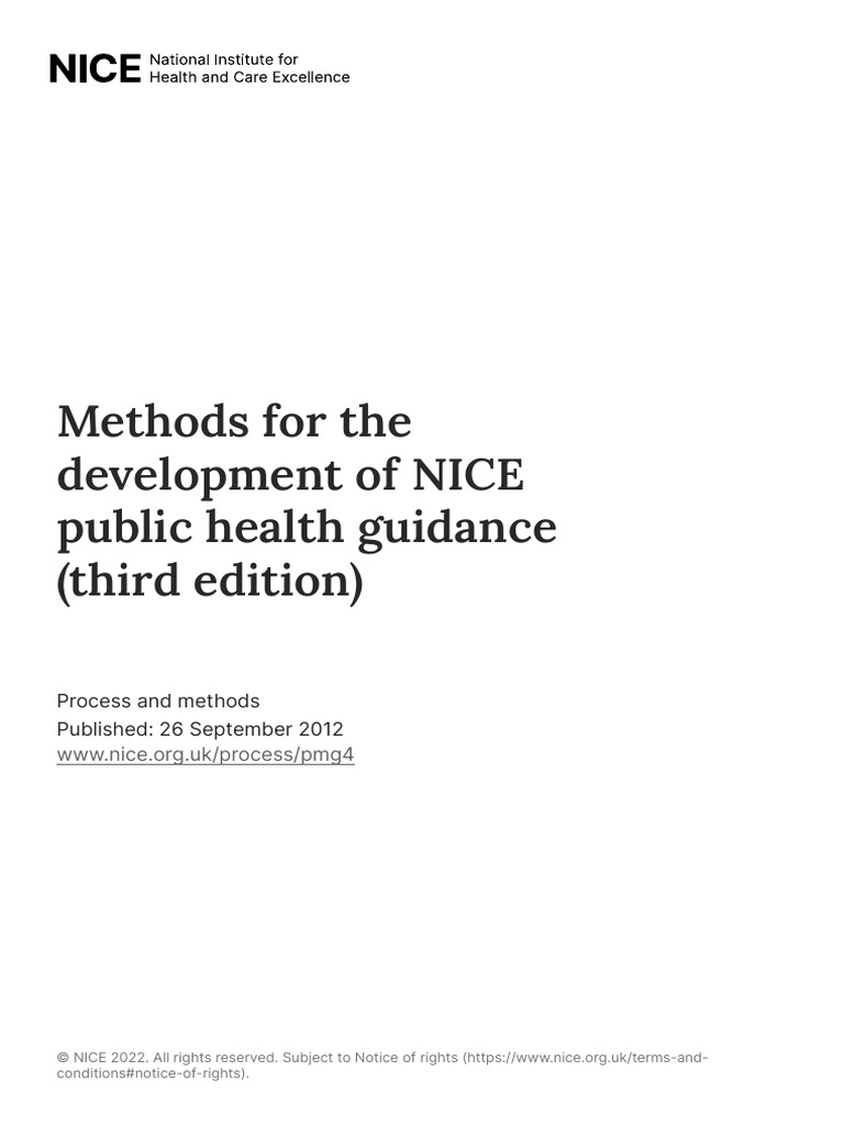 Nice | PDF | Randomized Controlled Trial | Health Equity