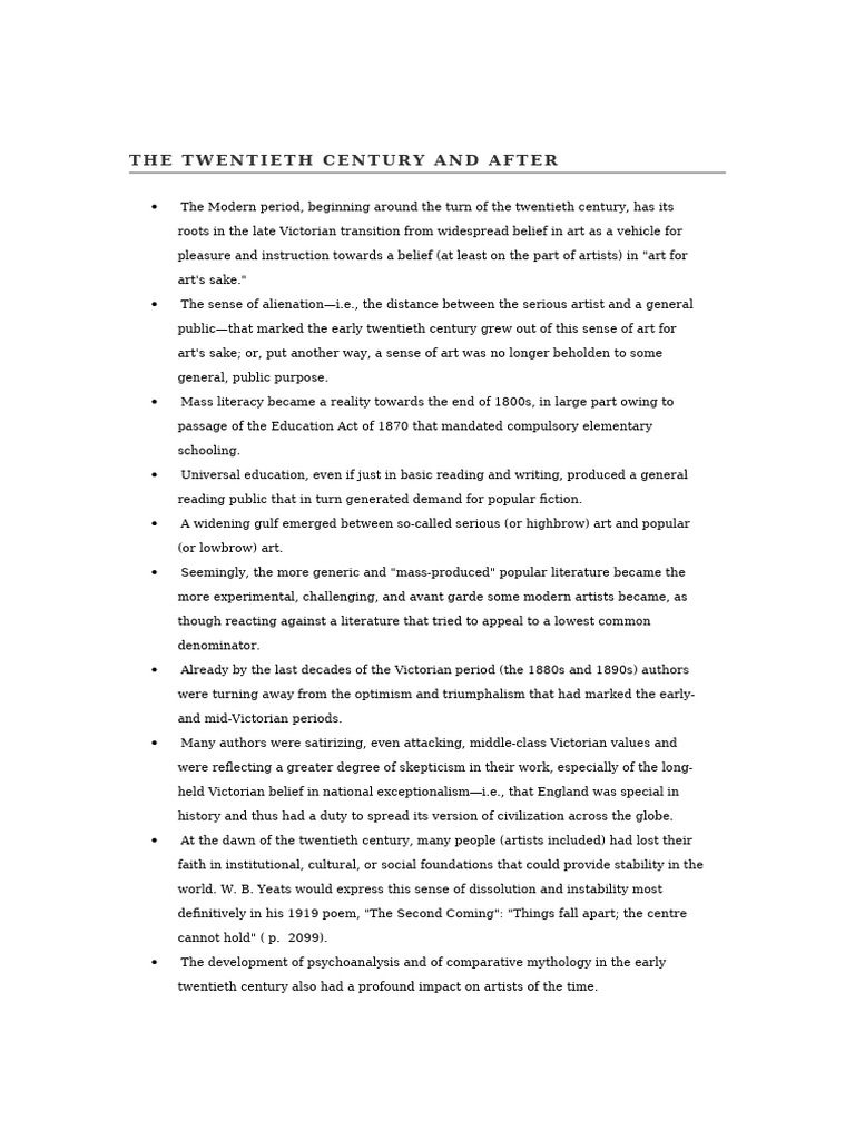 The Twentieth Century and After | PDF | United Kingdom | Conservative ...