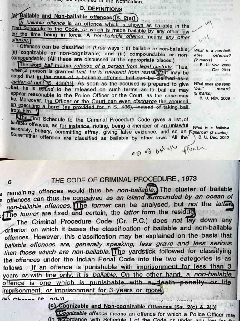 Code of Criminal Procedure | PDF | Bail | Criminology
