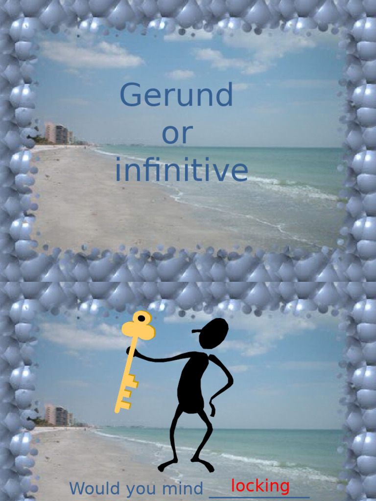 Gerund or Infinitive Activities Promoting Classroom Dynamics Group Form ...
