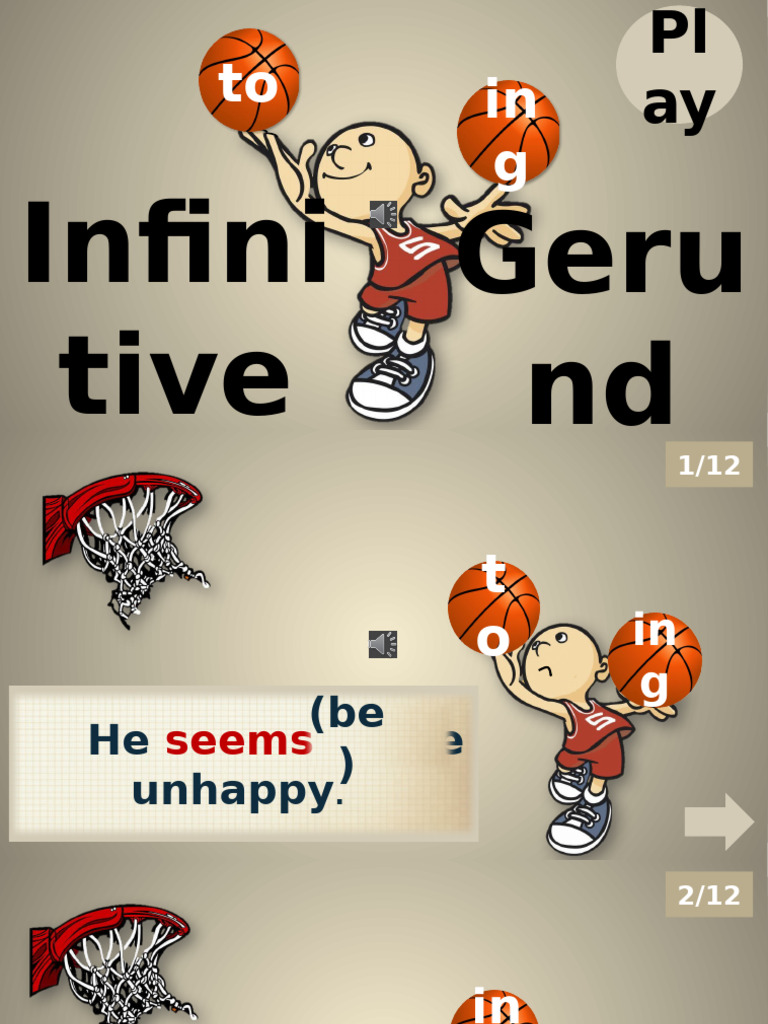 Gerunds and Infinitives Grammar Drills 116543 | PDF