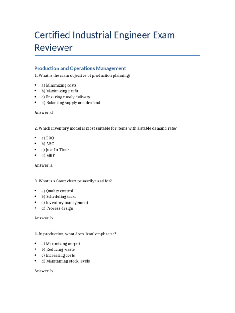 CIE Exam Reviewer Updated | PDF | Expense | Present Value