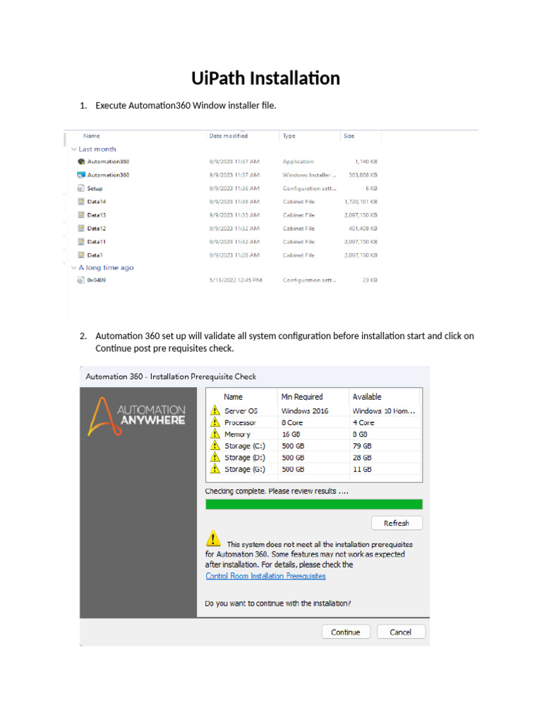 UiPath Installtion | PDF | Computers
