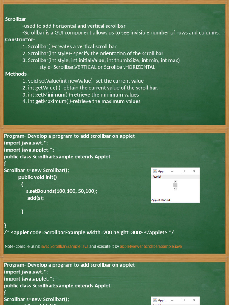 1.3.2 AWT Controls & Layout Manager Part-6 | PDF