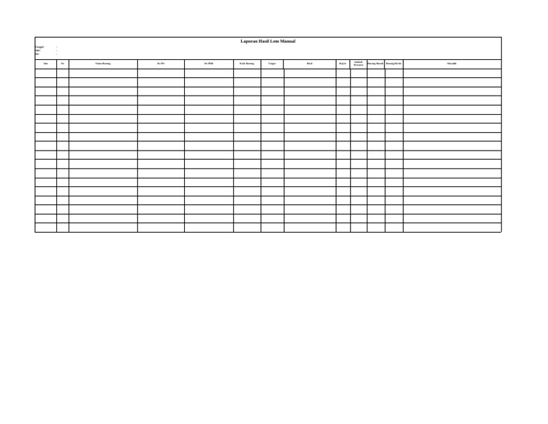 Laporan Hasil Penggunaan Lem Form | PDF
