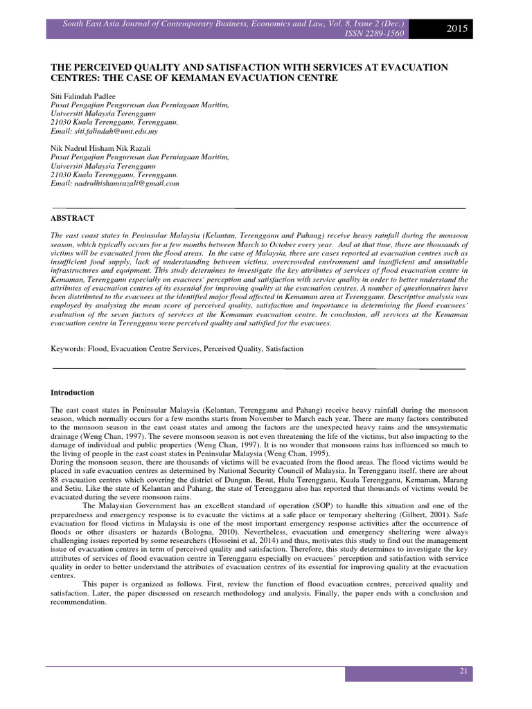 evac-RRL | PDF | Emergency Evacuation | Survey Methodology evac-RRL | PDF | Emergency Evacuation | Survey Methodology