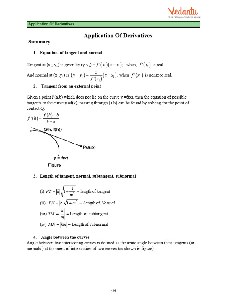17-Applications of Derivatives | PDF | Monotonic Function | Area