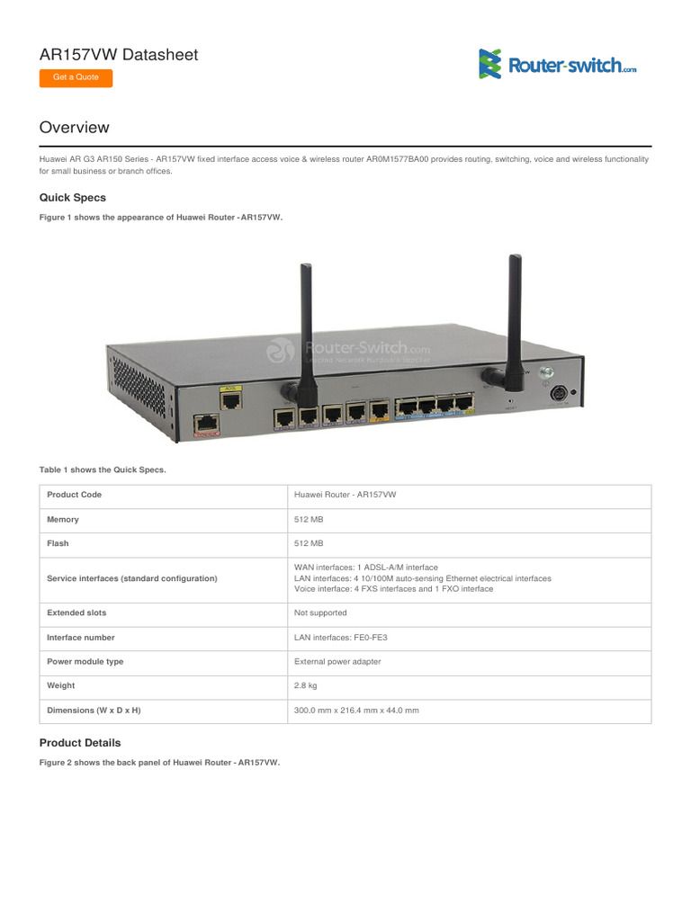 ar157vw-datasheet | PDF | Local Area Network | Router (Computing)