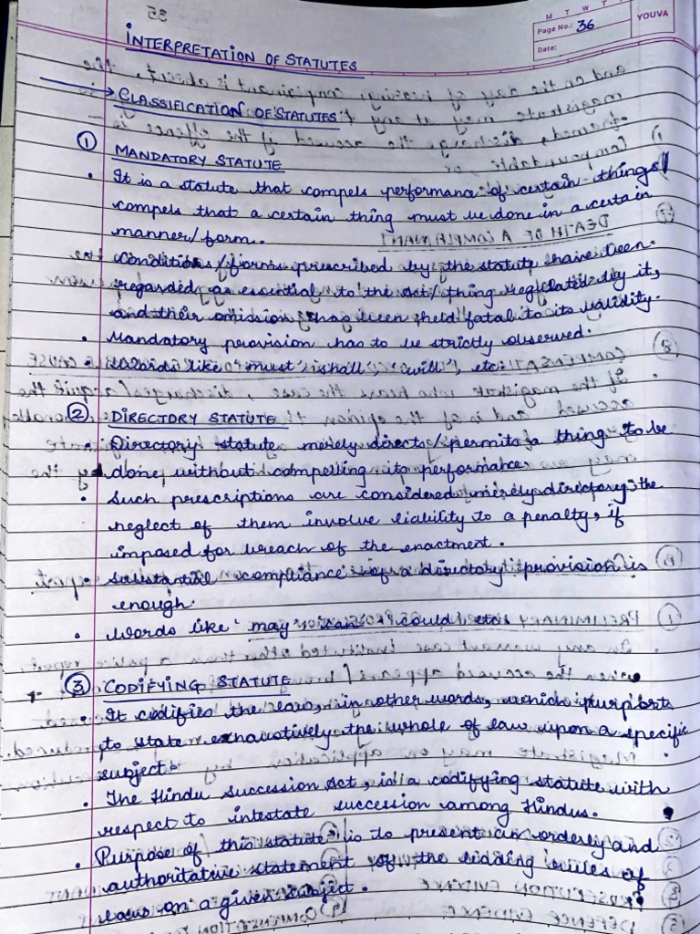 Classification of Statutes | PDF