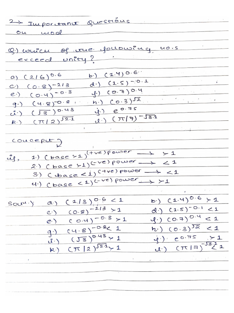 Modulus Important Questions | PDF