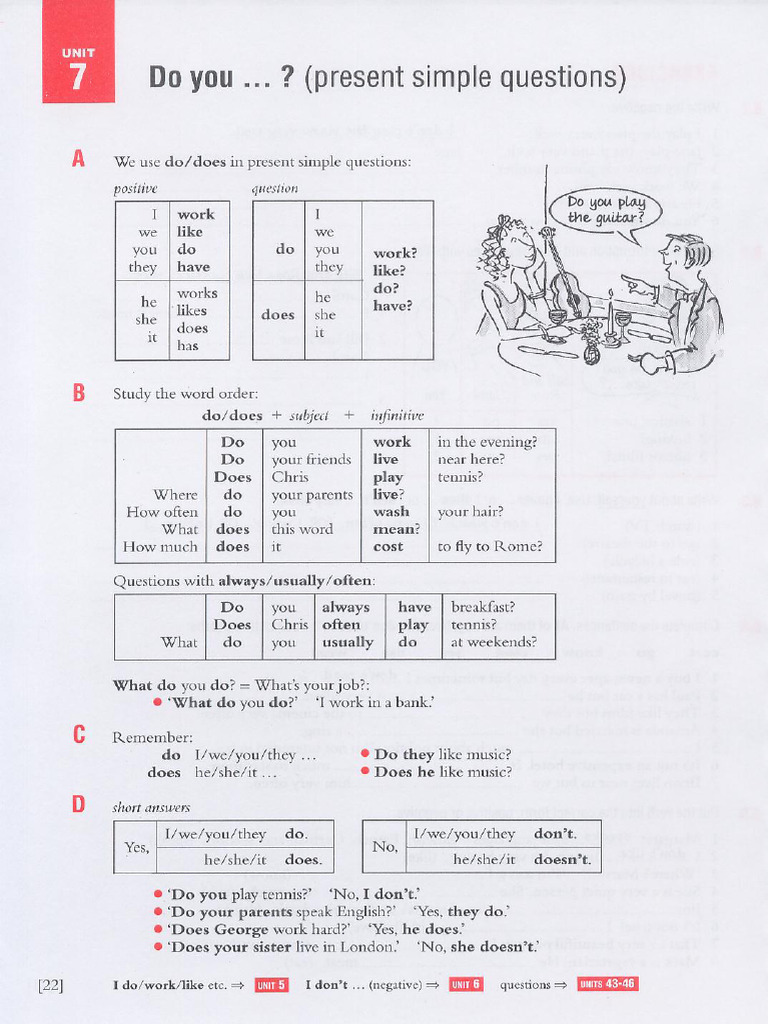 Do Does Question | PDF