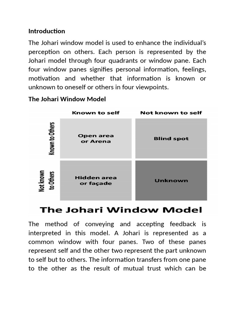 johari window | PDF