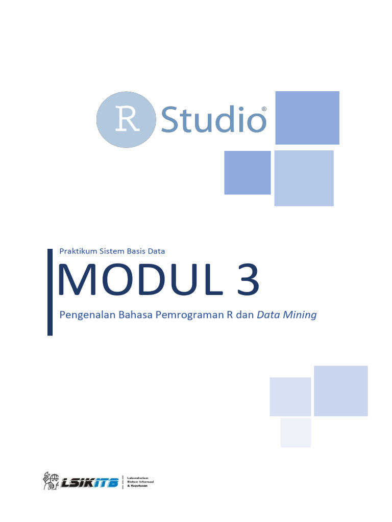 Modul 3 - Pengenalan Bahasa Pemrograman R Dan Data Mining | PDF | Komputer