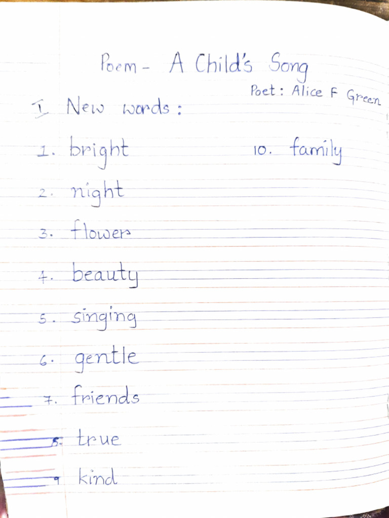 Child's: Poem | PDF