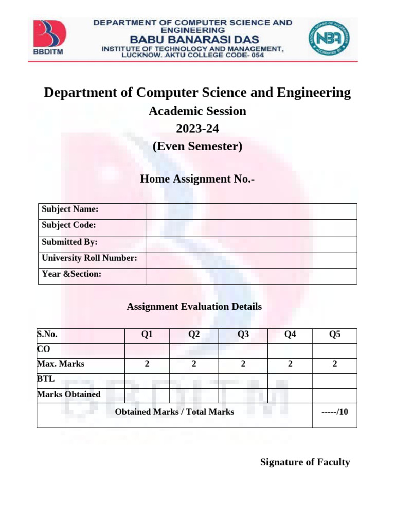 ASSIGNMENT Format | PDF
