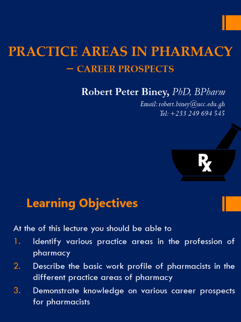 2 Orientation - Pharmacy Practice Areas | PDF | Pharmacy | Pharmacist