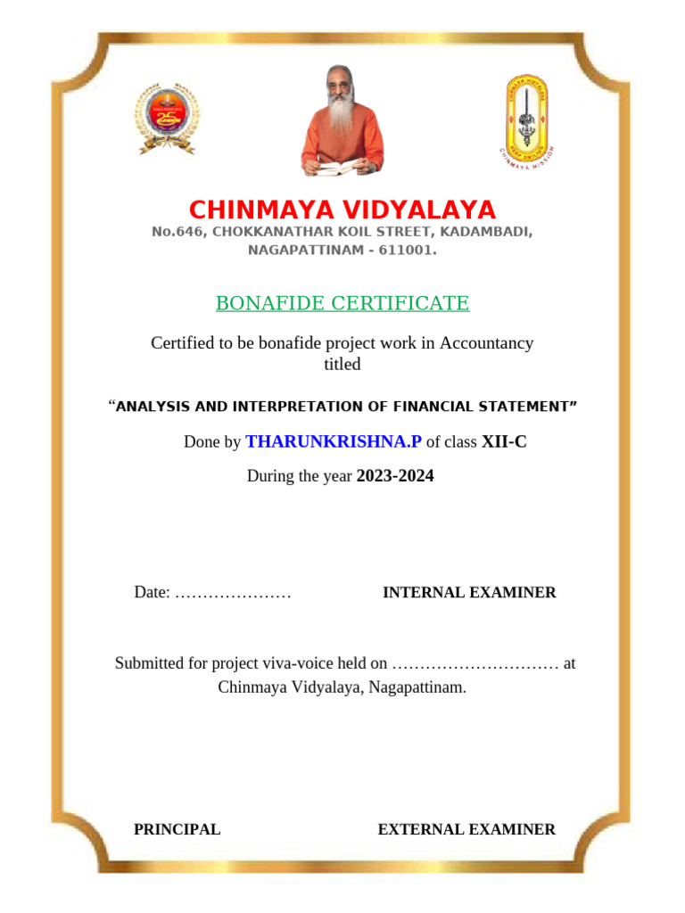 Bonafide (1) (1) Acc | PDF