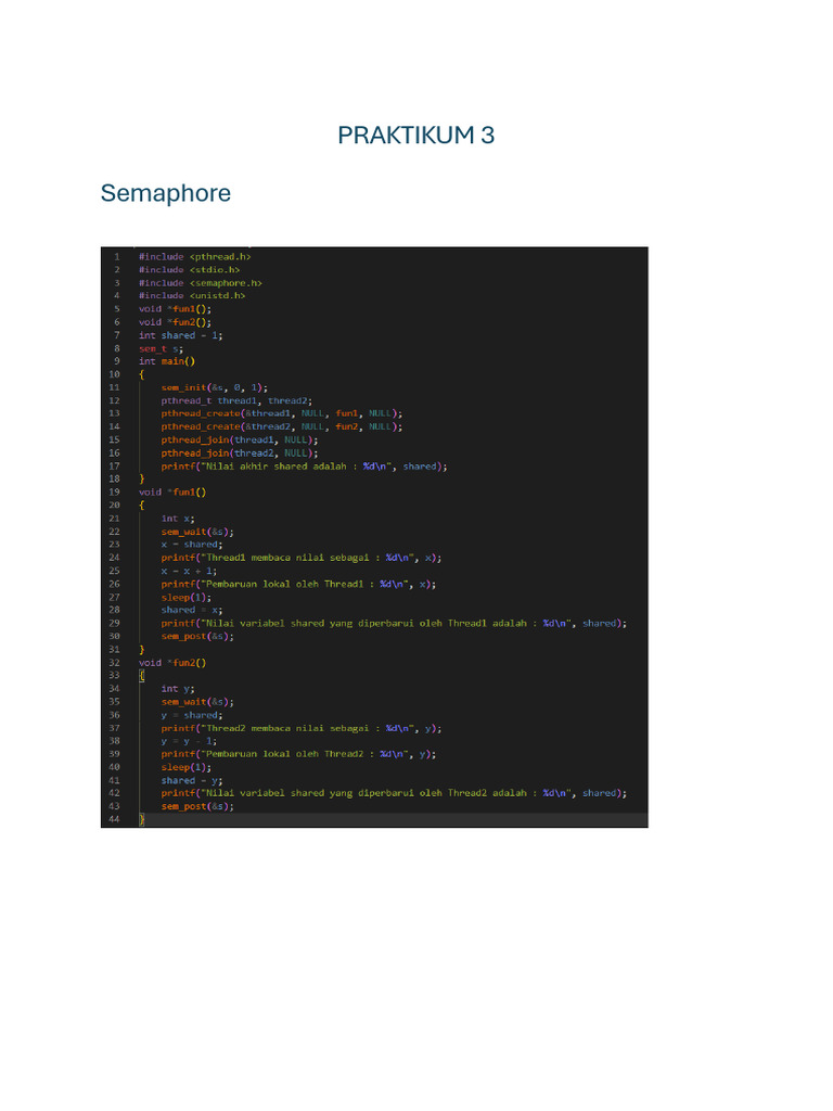 Praktikum Sistem Operasi 3 | PDF | Seni