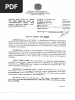Comelec Resolution No. 11067 | PDF