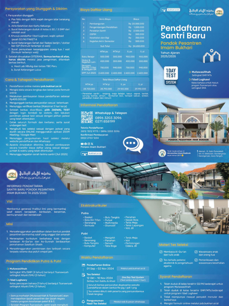 Brosur PSB 2025 2026 | PDF