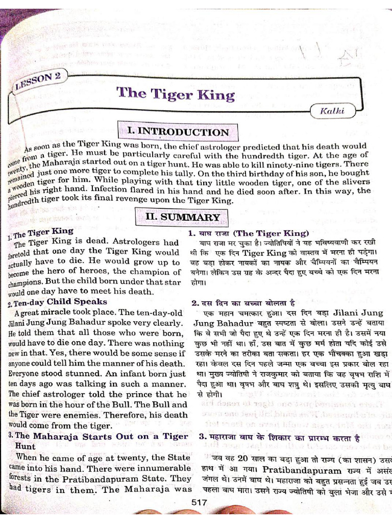 The Tiger King | PDF