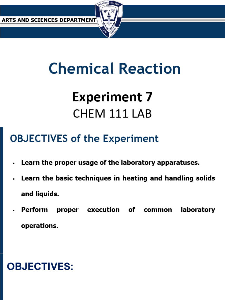 Chemical Reactions Lab Experiment Guide | PDF | Chemical Reactions ...