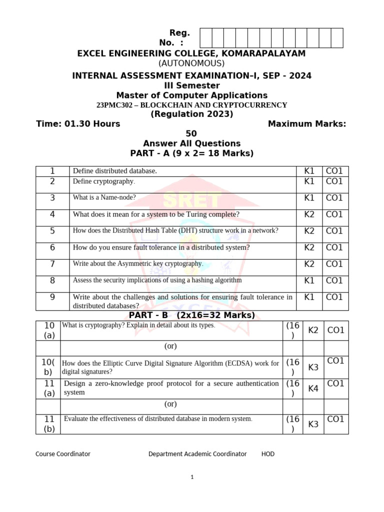 QP BC Set 2 FINAL | PDF | Cryptography | Secrecy