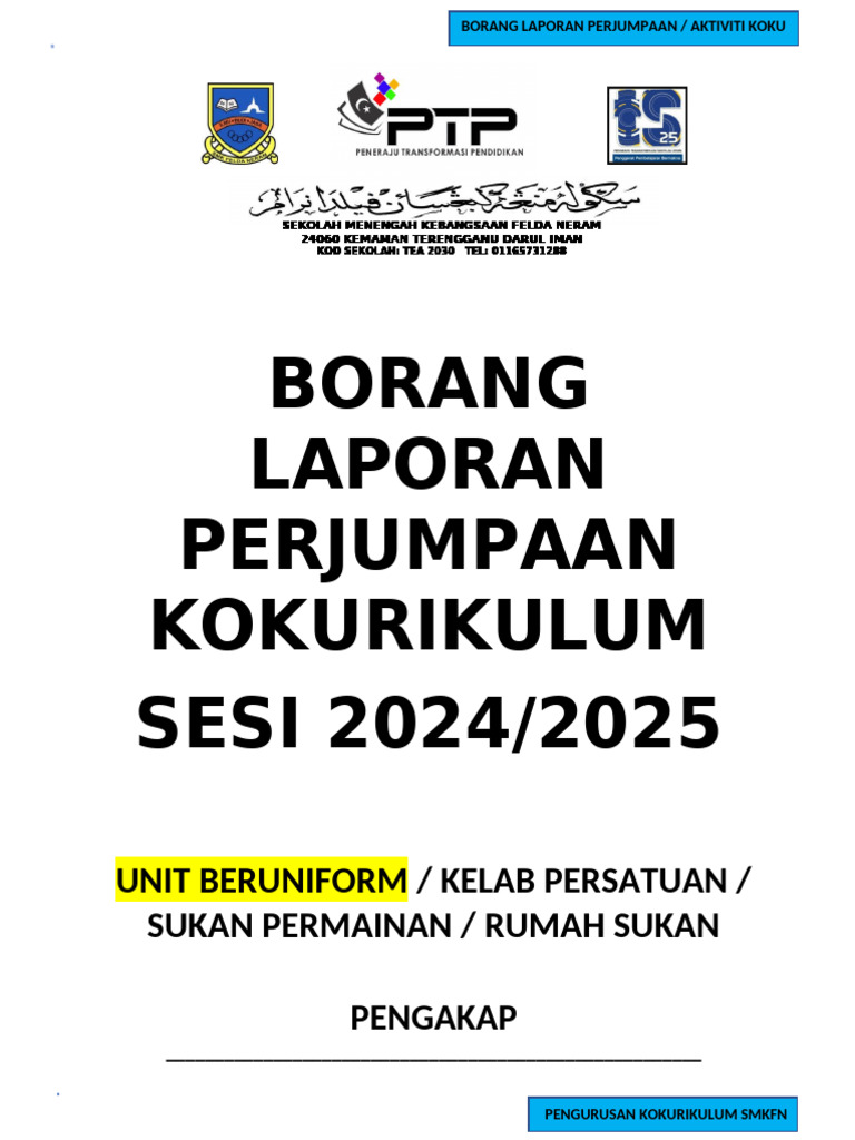 Laporan Perjumpaan | PDF