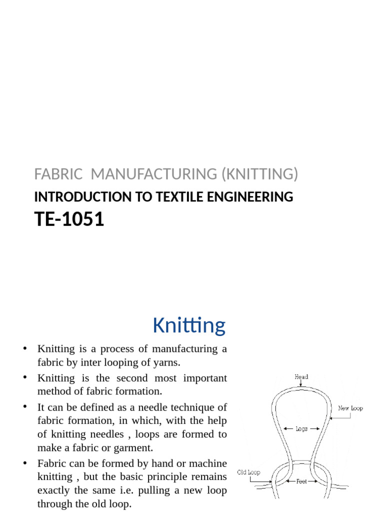Knitting | PDF | Knitting | Textiles