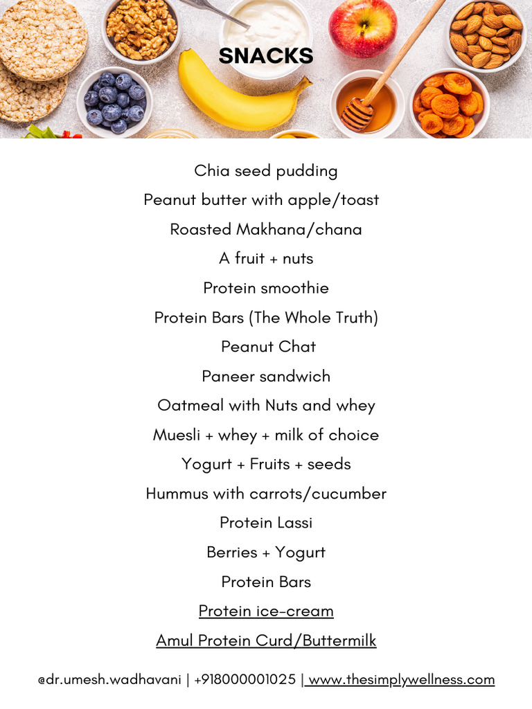 Healthy Snack Options | PDF