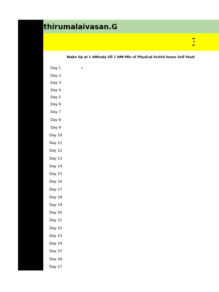 30 Days Challenge With Shimon Sir !! | PDF