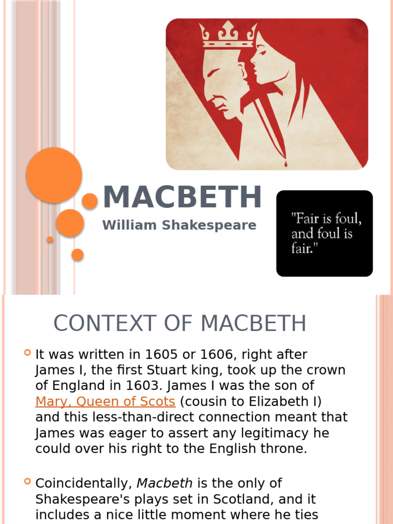 Macbeth INTRODUCTION | PDF | Macbeth