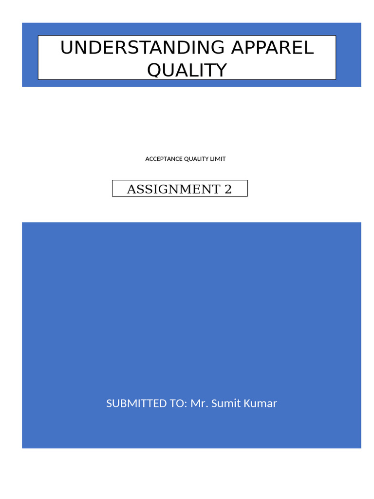 Assignment 2 | PDF | Sampling (Statistics) | Business Assignment 2 | PDF | Sampling (Statistics) | Business