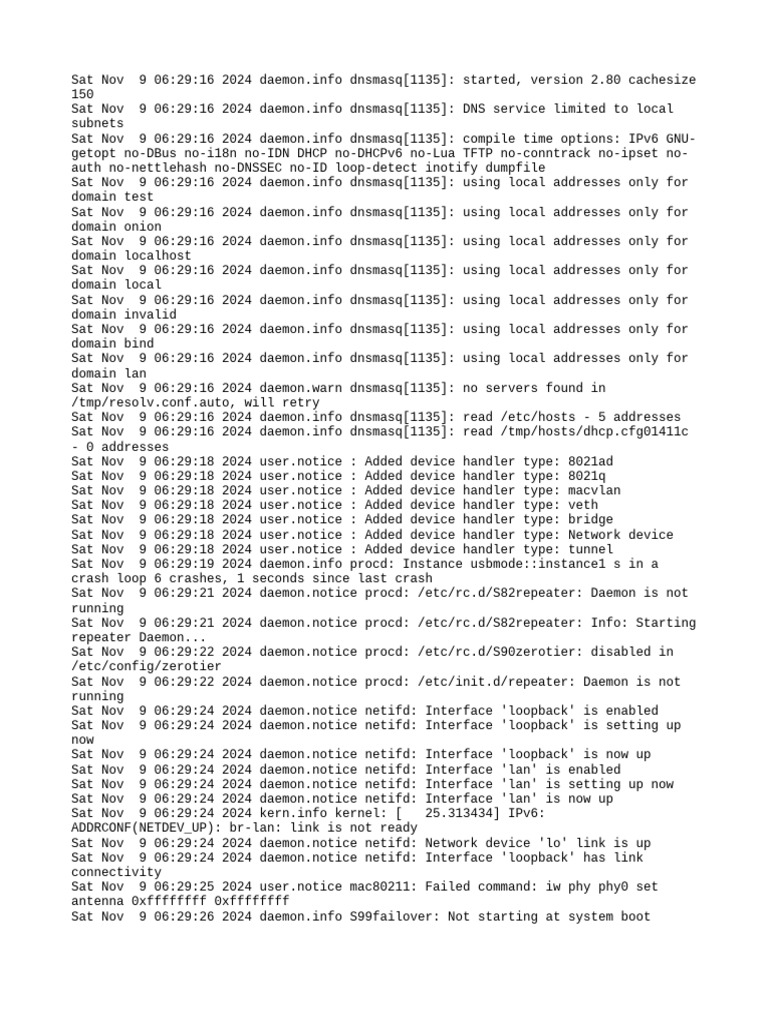 GW Syslog 2024119152315 | PDF | Computer Networking | Internet Architecture